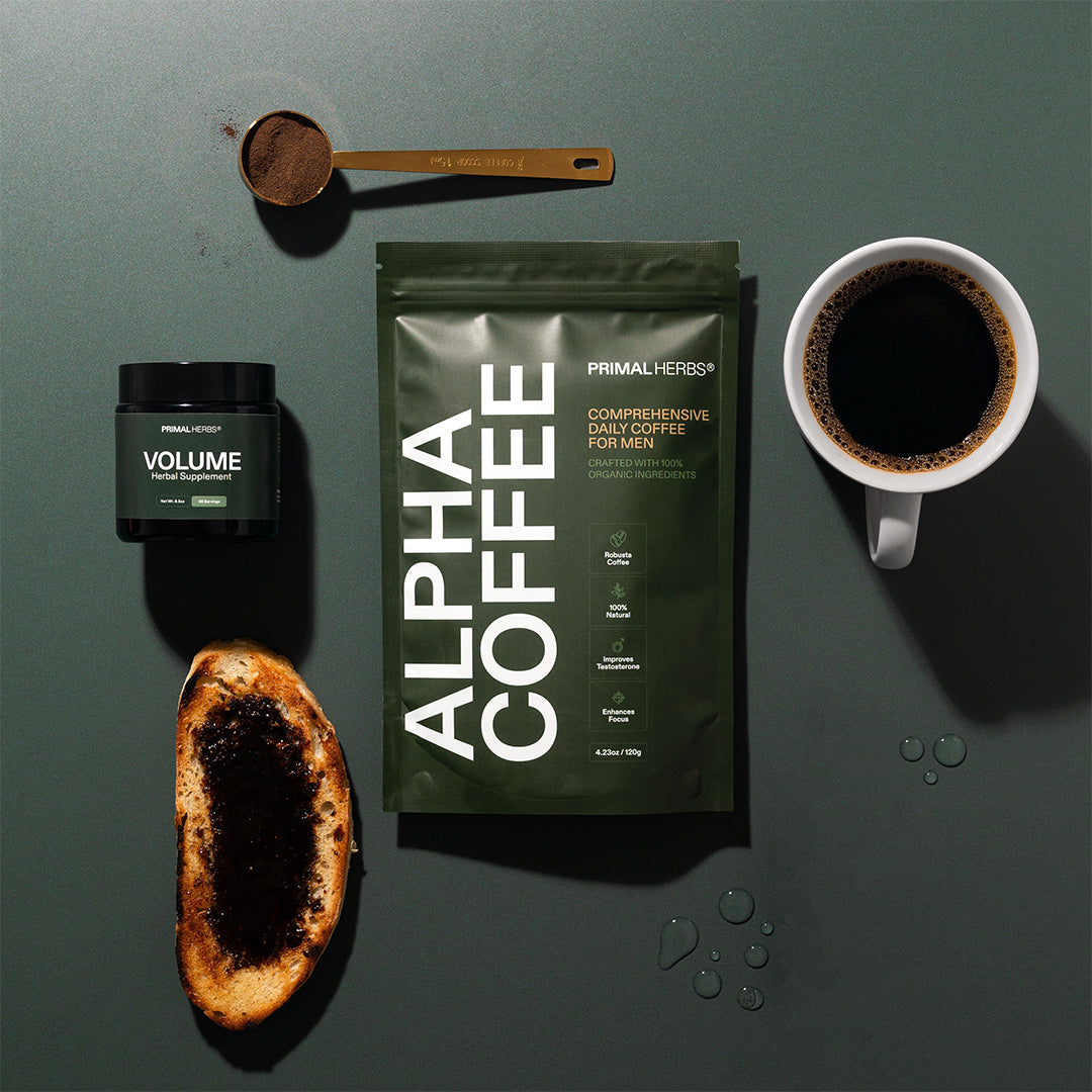 Volume Herbal Mix + Alpha Coffee – Primal Herbs